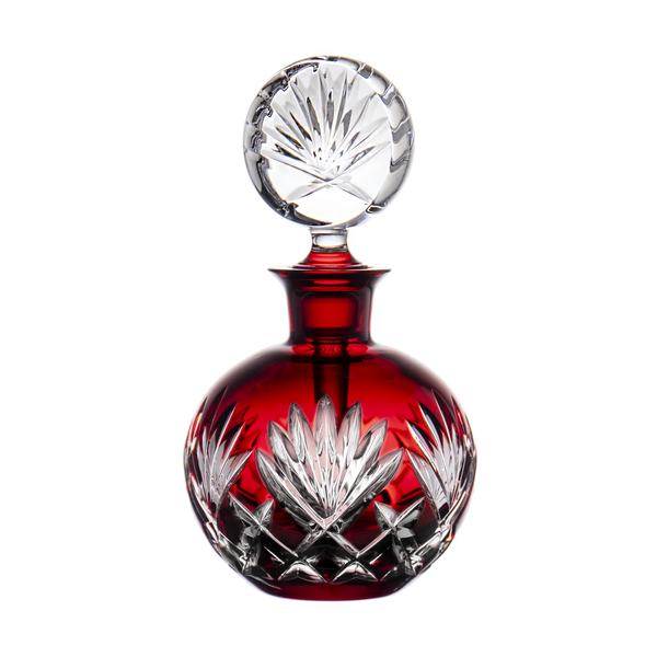 Odessa Ruby Red Perfume Bottle 6.8 oz - Ajka Crystal