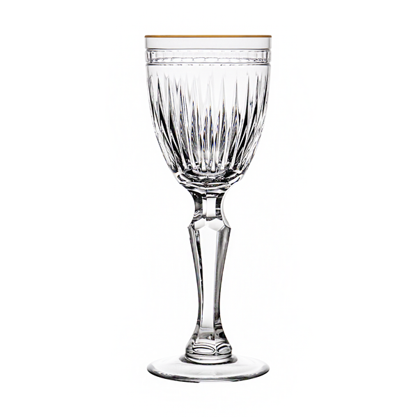 Waterford Hanover Gold Small Wine Glass Ajka Crystal