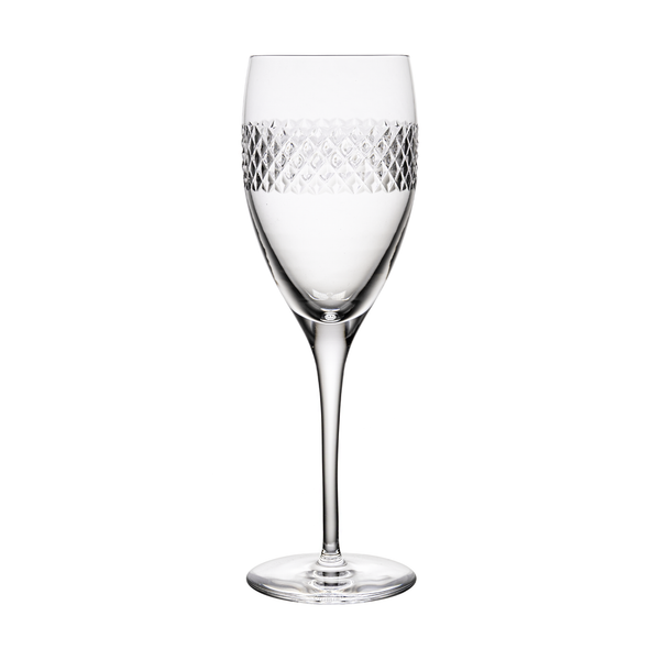 John Rocha at Waterford Clear Cut Large Wine Glass - Ajka Crystal