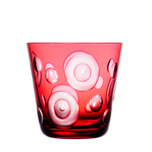 Rotter Glas Omega Golden Red Old Fashioned - Ajka Crystal